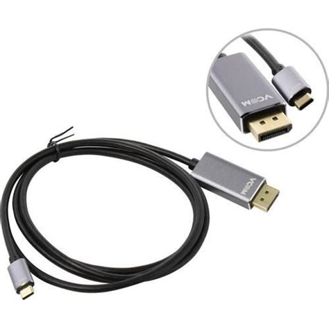 Переходник Usb Type C Displayport Vcom Cu480mc 1 8 м купить с доставкой по выгодным ценам в