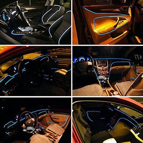 6m Rgb El Light Led Car Interior Neon Strip Light Conroys Electronics