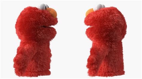 Hand Puppet Elmo Fur Rigged 3d Model Turbosquid 2004682