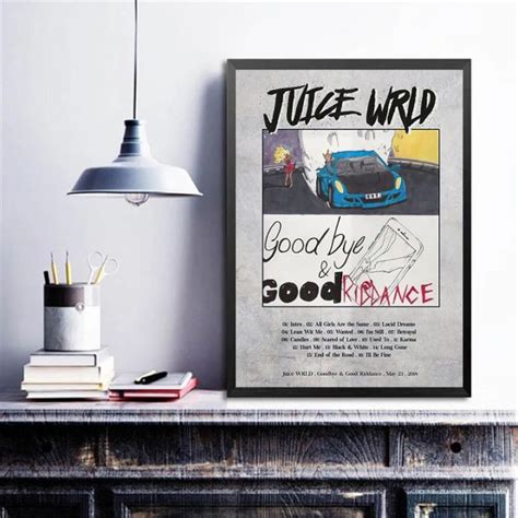 Juice Wrld Goodbye And Good Riddance Album Cover Posters And Prints