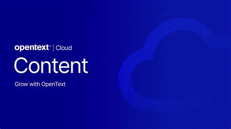 Opentext Content Cloud