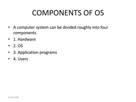 Unit I Overview Of Operating Systempdf