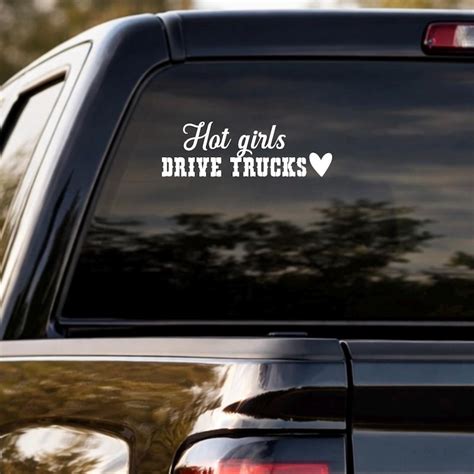 Girls Lifted Truck Decal Etsy