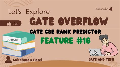 Gate Cse Rank Predictor Gate Overflow Feature 16 Youtube