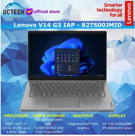 Promo Lenovo V G Jmid I U Gb Gb W Ohs Fhd Ips Y Iron Grey Cicil X