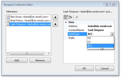 Emailoptionsadditionalrecipients Property Cross Platform Class Library Devexpress Documentation