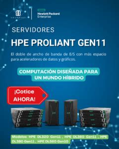 Servidores Para Rack Hpe Proliant Cotice Con Nosotros