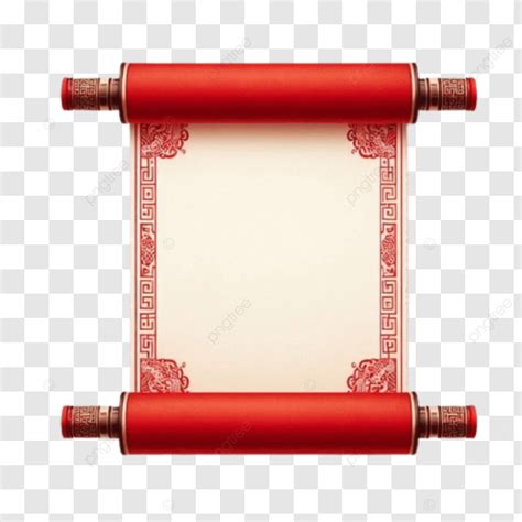 빨간색 장식 두루마리 붉은 두루마리 스크롤 아름다운 두루마리 Png 일러스트 및 이미지 에 대한 무료 다운로드 Pngtree