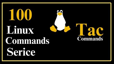 Session 03 Tac Command 100 Linux Commands Series Aj Classes Youtube