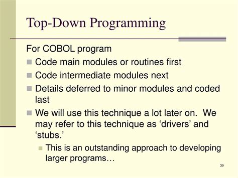 Ppt Structured Cobol Programming Powerpoint Presentation Free