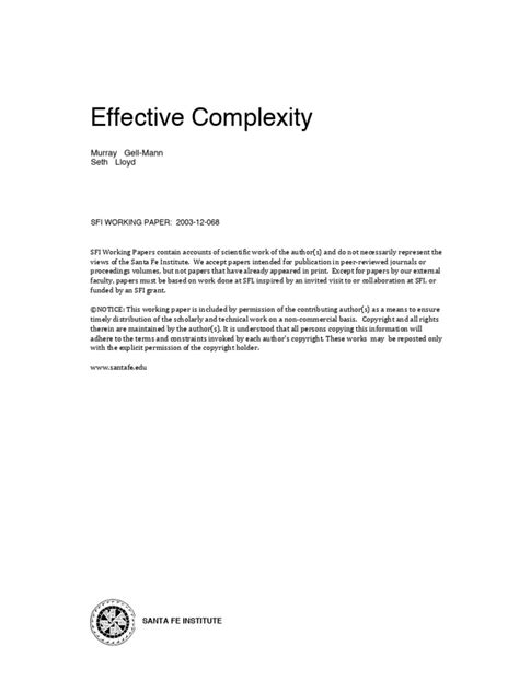 Effectivecomplexity Pdf Complexity Entropy