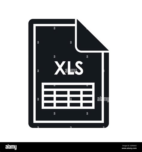File XLS Icon Simple Style Stock Vector Image Art Alamy