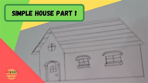 Drawing Tutorial How To Draw A Modern House Youtube