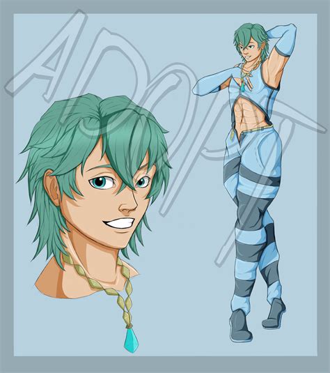 Green Hair Guy By Idussoid On Deviantart