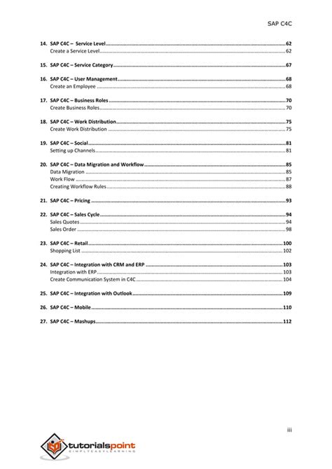 Sap C4c Tutorial Pdf Computing Technology And Computing