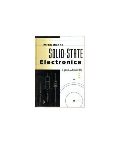 Introduction To Solid State Electronics Frontiers In Physics Ipatova