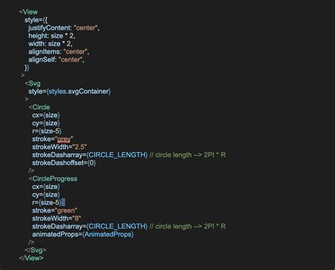 creating a progress bar with an arrow in react native 2022