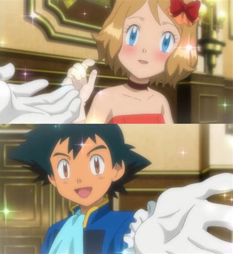 Serena Ash Ketchum Pokemon Pokemon Kalos Anime