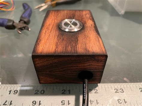 ENGAGE Button MIDI Bypass Toggle Switch Handmade Hickory Remote USB Controller Vintage Musician