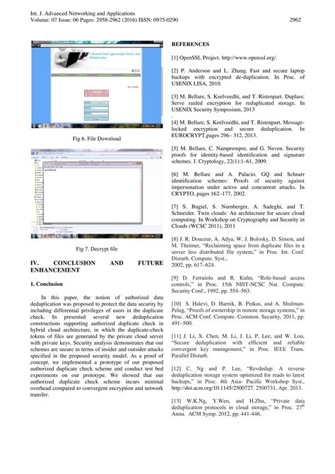 Secure Authorised De Duplication Using Convergent Encryption Technique Pdf Cloud Computing