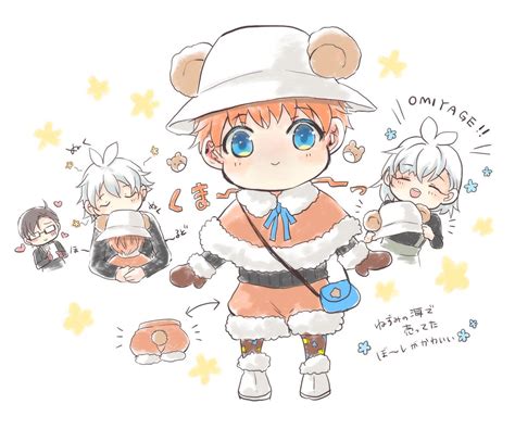 冬のちぢみコーデ ルカコのイラスト