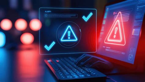 Cybersecurity Warning Premium Ai Generated Image