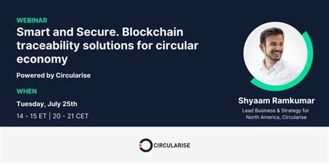 Circularise On Linkedin Webinar Digitalproductpassports Traceability Supplychains