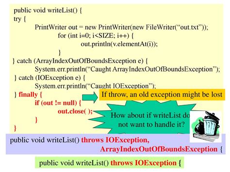 Java Exception Very Slightly Modified From Kp Chow Ppt Download