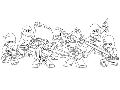 Coloriage Ninjago Dessins Imprimer