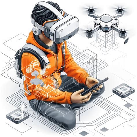 Devops Engineer In A Cloud Clipart Premium Ai Generated Image