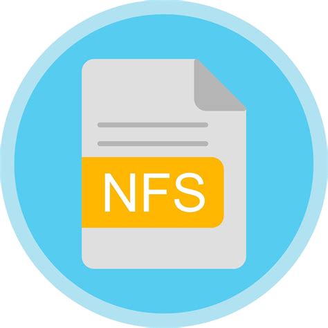 NFS File Format Flat Multi Circle Icon Vector Art At Vecteezy