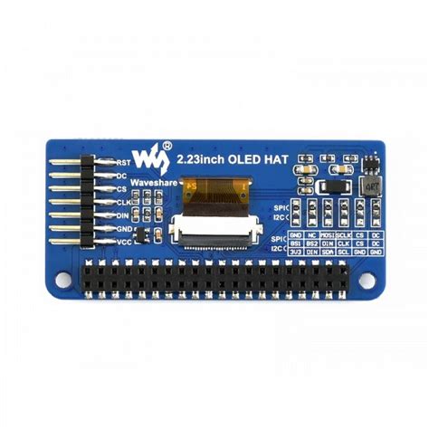 Buy Waveshare 128×32 223inch Oled Display Hat For Raspberry Pi Online