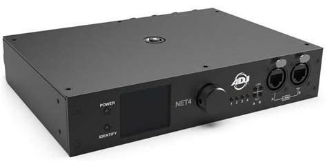 Adj Net 4 4 Port Dmx Over Ethernet Node Full Compass Systems