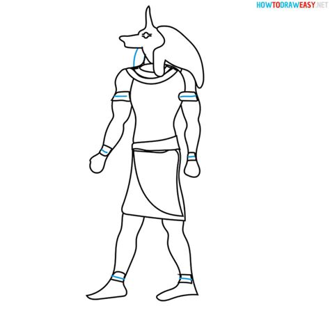 How To Draw Anubis How To Draw Easy