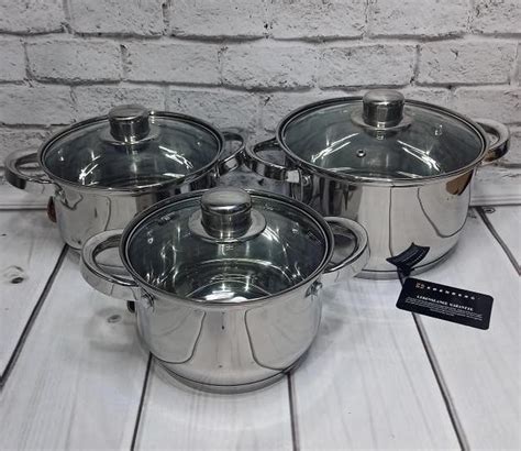 Набір каструль🔥🔥 — ціна 1310 грн у каталозі Каструлі Купити товари для дому та побуту за