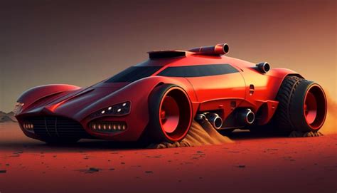 Premium Photo Hi Speed Futureastic Cargenerative Ai