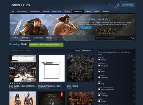 Workshop Not Showing Mods PC Discussion Funcom Forums