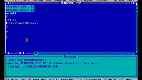 Print 1 To 100 Useing For Loop Learn C Programming Youtube
