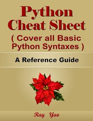 Amazon Python Cheat Sheet Cover All Basic Python Syntaxes A