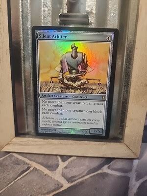 Yahooオークション English 1 X Mtg Silent Arbiter Foil Consp
