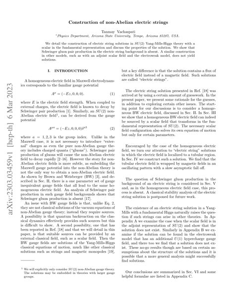 Pdf Construction Of Non Abelian Electric Strings