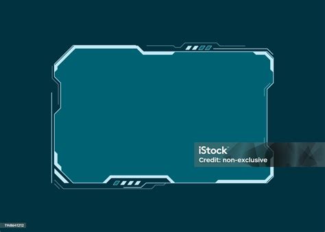 Hud 미래 지향적 인 사용자 인터페이스 화면 요소 가상 대시보드 추상 컨트롤 패널 레이아웃 디자인입니다 공상 과학 소설 가상