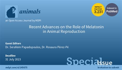 Pdf Special Issue Recent Advances On The Role Of Melatonin In Animal