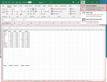 How To Stop Microsoft Excel Toolbar From Disappearing