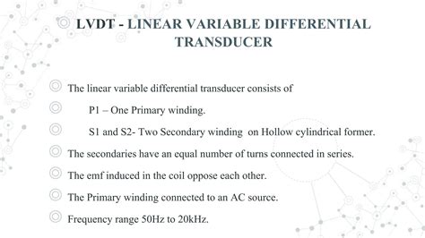 Linear Variable Differential Transducer Pptx