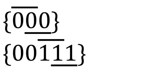 Formatting Overline And Underline Digit TeX LaTeX Stack Exchange