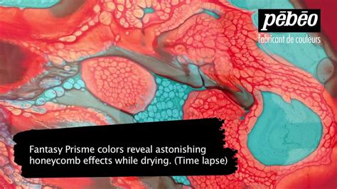 Pebeo Fantasy Prisme Paints Demonstration YouTube