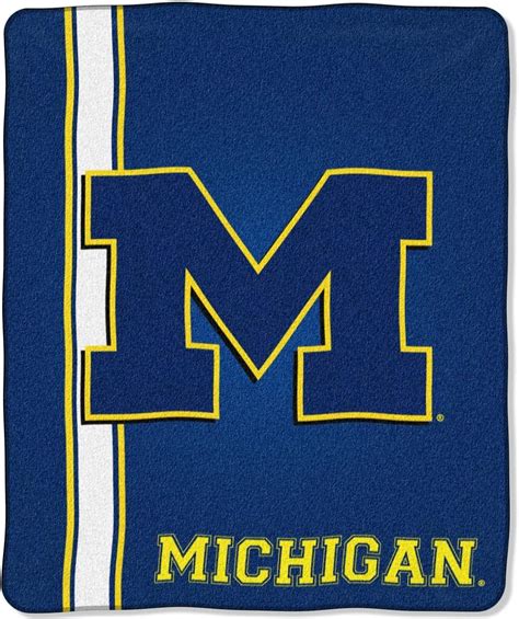 Northwest Ncaa Michigan Wolverines 50x60 Raschel Throw