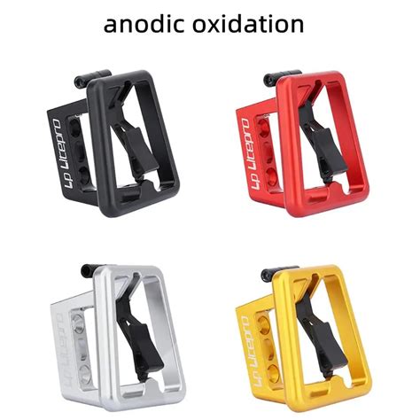 접이식 자전거 프론트 캐리어 금속 브래킷 마운트 랙 브롬톤 베이스 마운팅 베이스 Cnc 통합 돼지 코 자전거 액세서리 Aliexpress