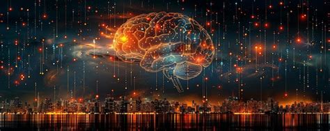 Premium Photo A Cybernetic Brain Mapping The Complexities Wallpaper